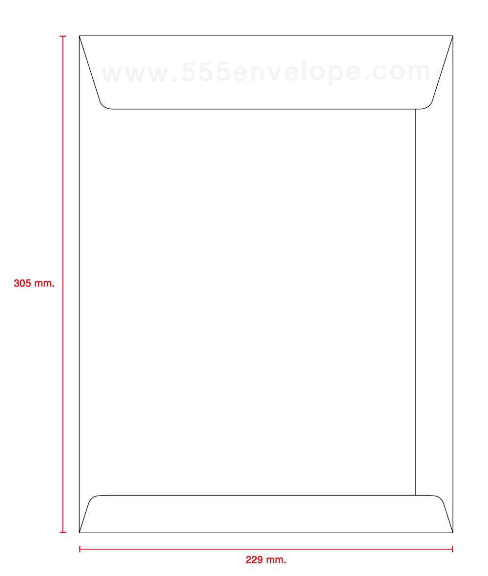 KA Brown Kraft Open End No. 9 x 12 | Fits A4 Documents – 555Envelope